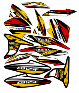 HONDA CB 125 PERSONALIZADO PANAL – Calcas Monkey