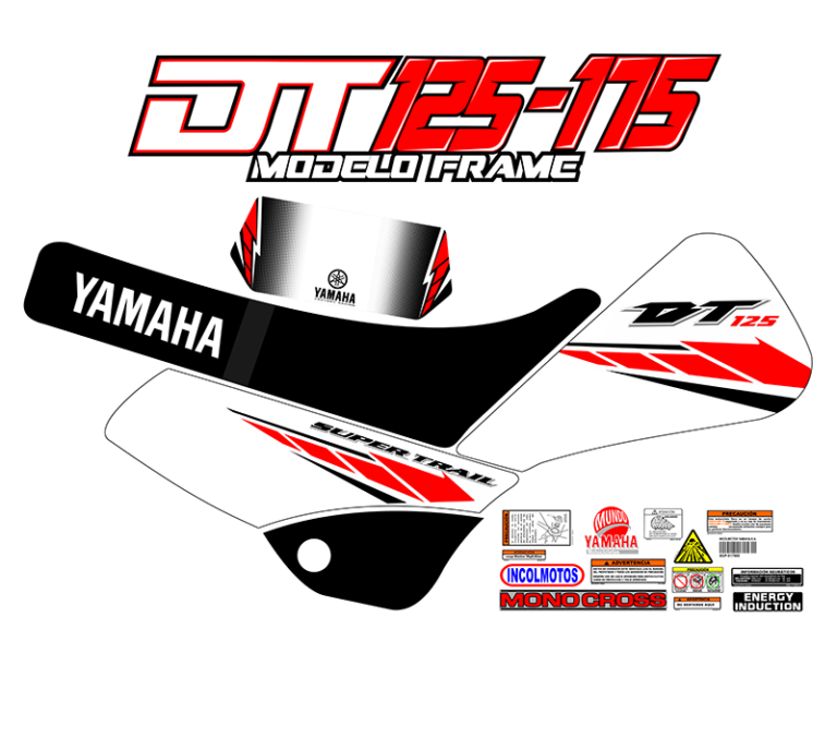 DT TIPO ORIGINAL FRAME BLANCO ROJO – Calcas Monkey