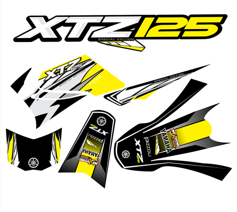 XTZ 125 SPECIAL EDITION AMARILLO CON NEGRO – Calcas Monkey