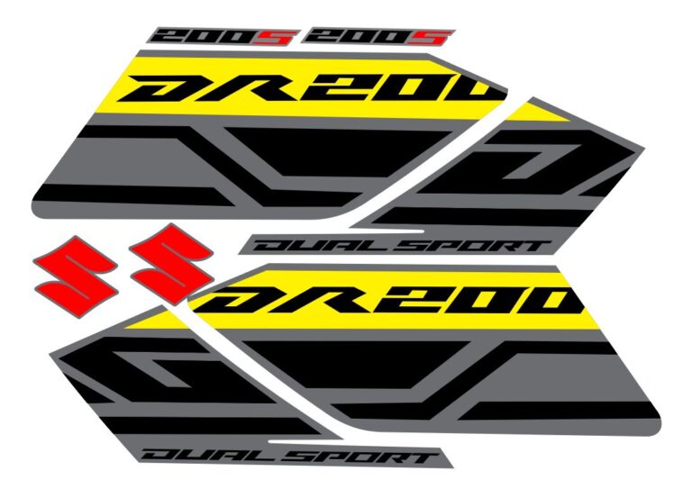 DR 200 COMPLETA TIPO ORIGINAL GRIS AMARILLO – Calcas Monkey