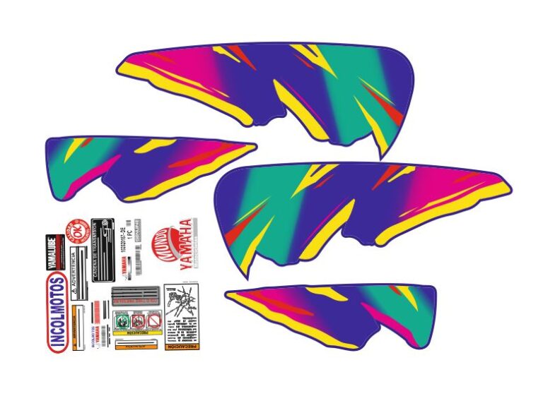 RX 100 PERSONALIZADA GOTAS AZUL – Calcas Monkey