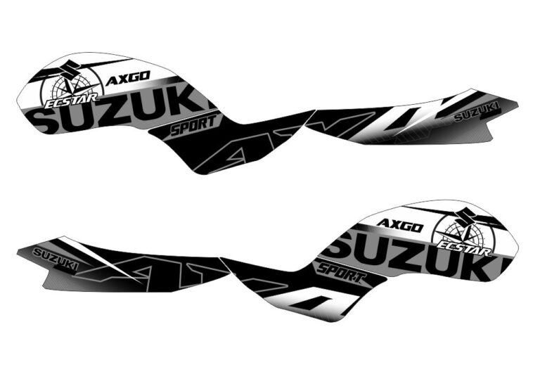 JUEGO COMPLETO SUZUKI AX4 BLANCO GRIS NEGRO – Calcas Monkey