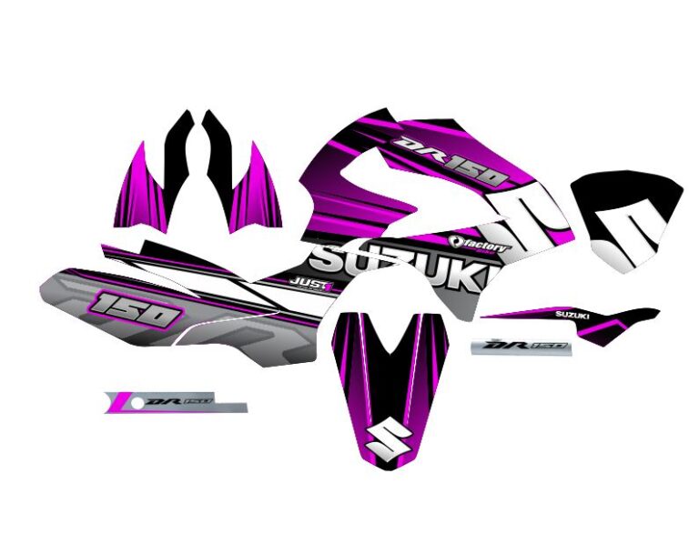 DR 150 TIPO MOTOCROSS COMPLETO FUCSIA – Calcas Monkey