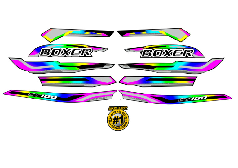 BOXER CT 100 MULTI COLOR – Calcas Monkey