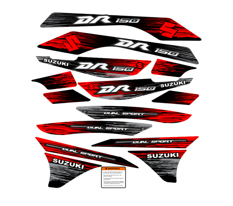 DR 150 DEGRADED ROJA GRIS – Calcas Monkey