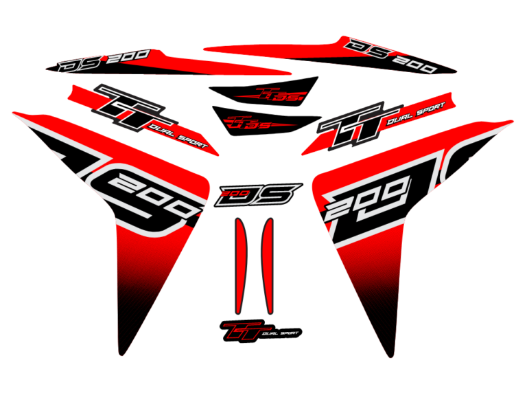 TT DS 200 TIPO ORIGINAL ROJO – Calcas Monkey