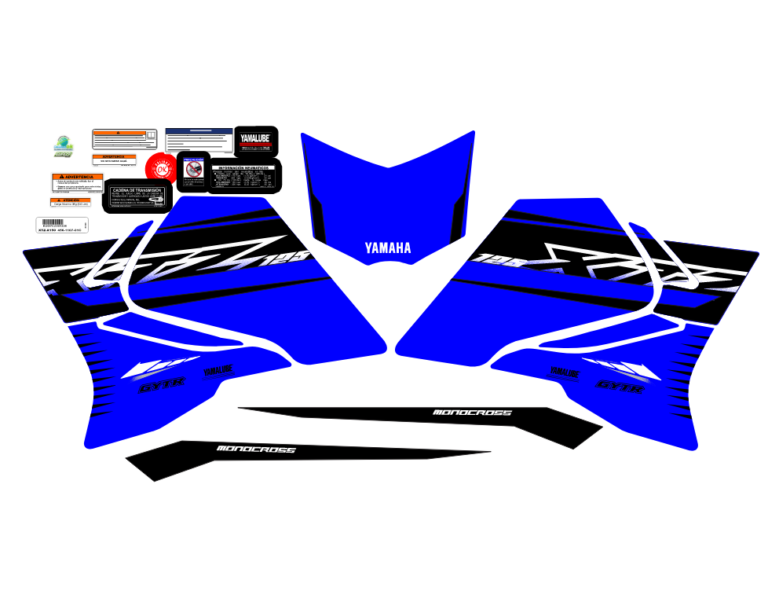 XTZ 125 TIPO ORIGINAL 2024 AZUL – Calcas Monkey