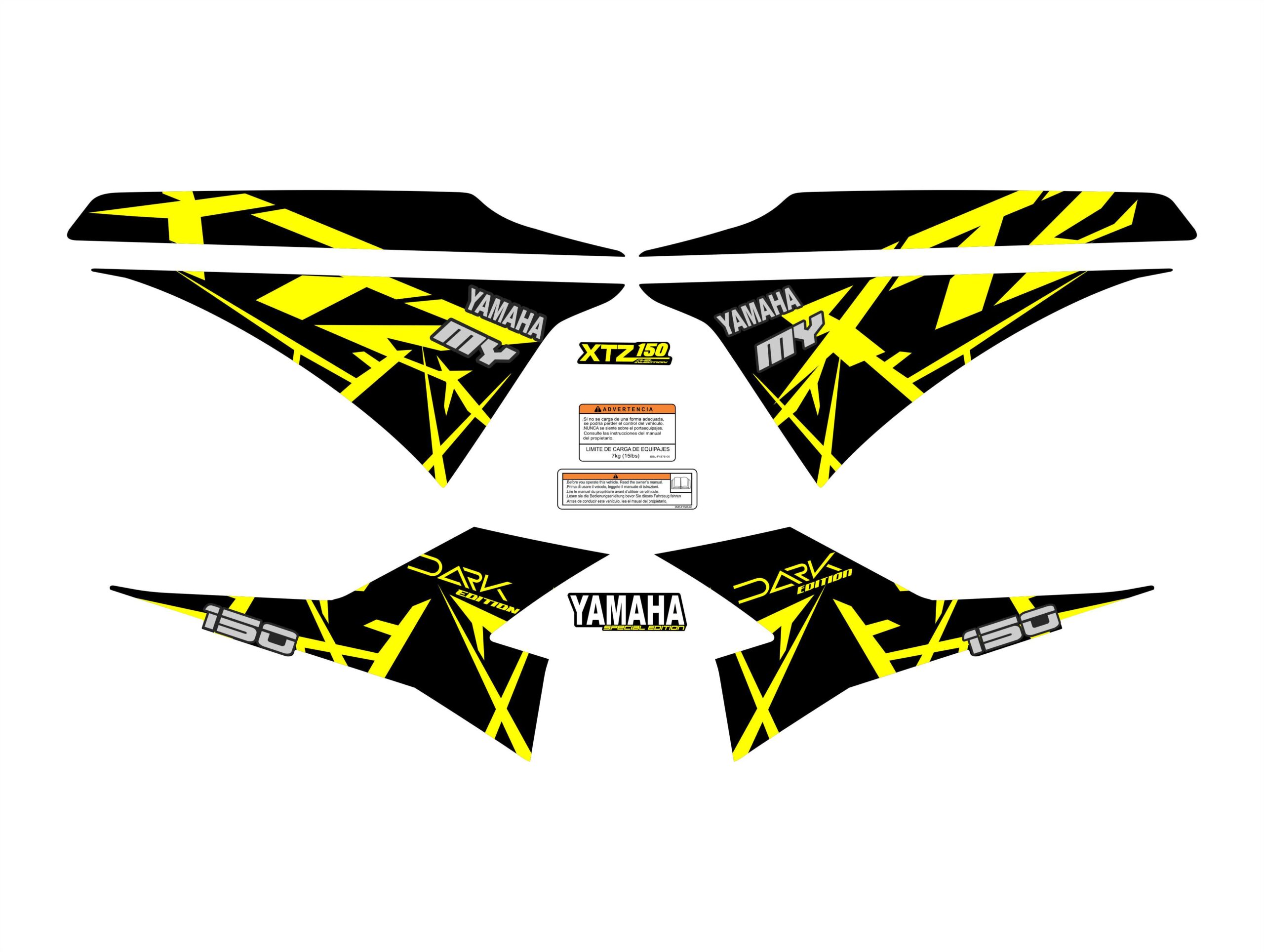 XTZ 150 DARK AMARILLA – Calcas Monkey