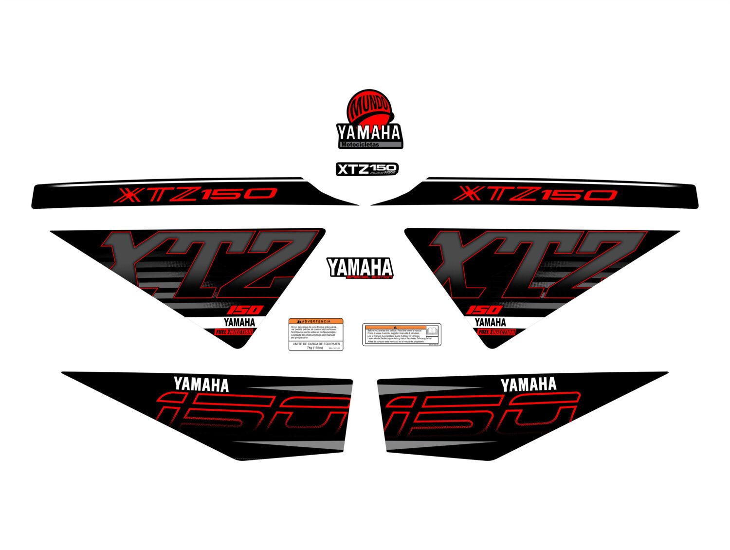 XTZ 150 SPECIAL EDITION ROJO – Calcas Monkey