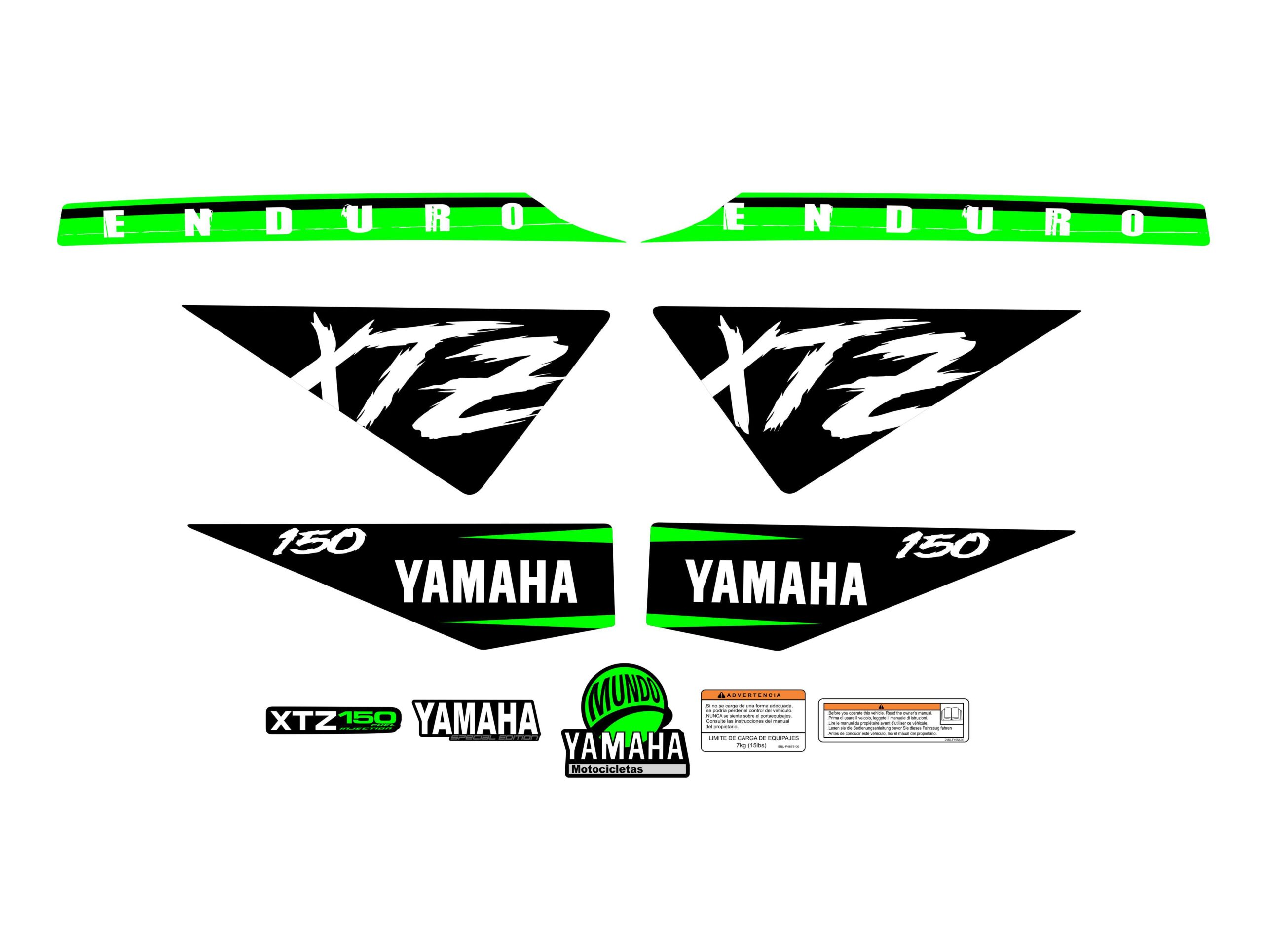 XTZ 150 PERSONALIZADO DESTROYED VERDE – Calcas Monkey