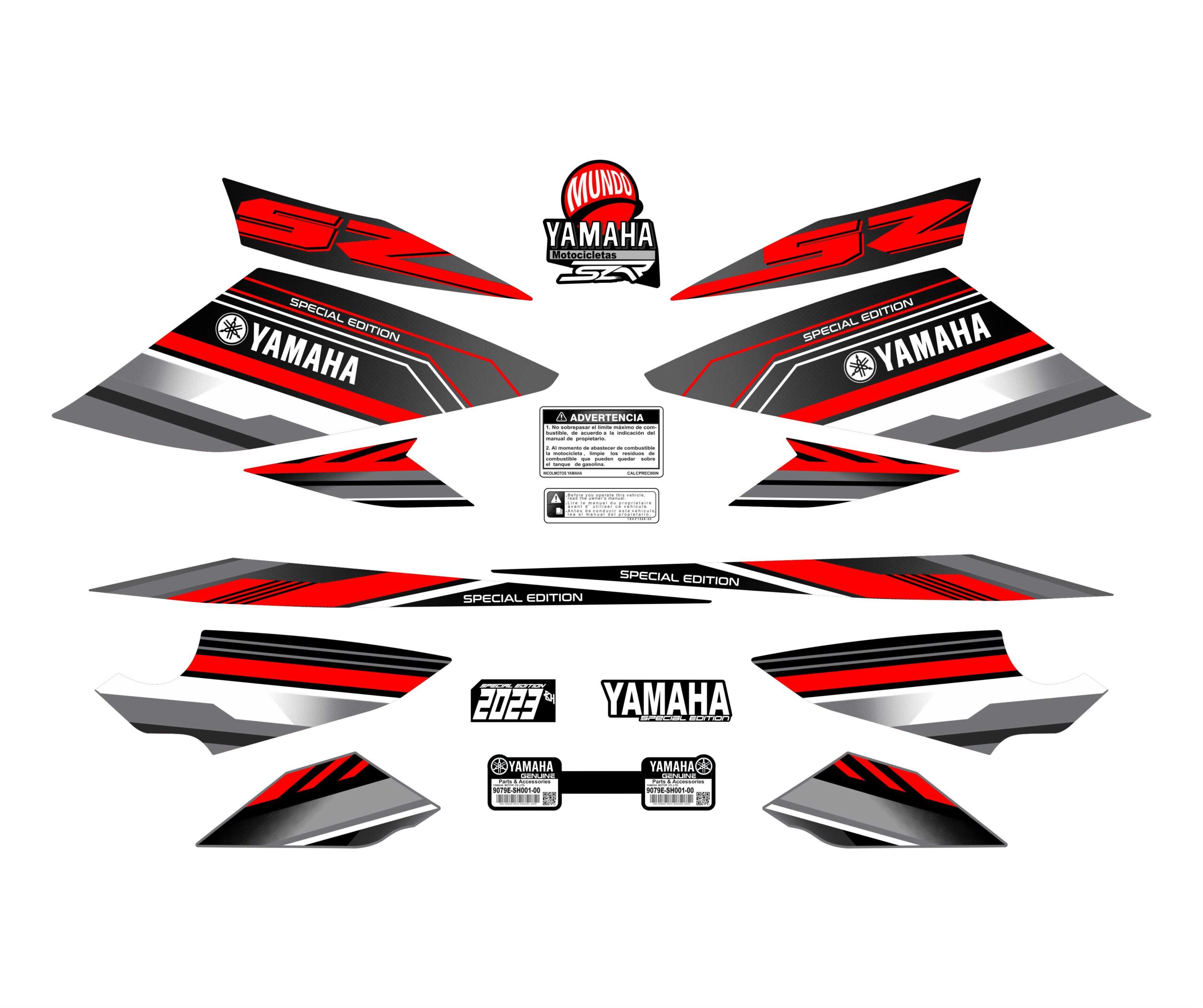 SZR EDICION LIMITADA YAMAHA SPORTS ROJO – Calcas Monkey